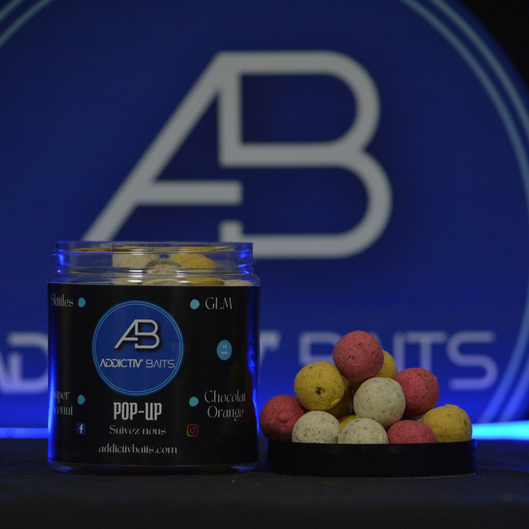 Grand pot pop up - Multicolore - Addictiv' Baits